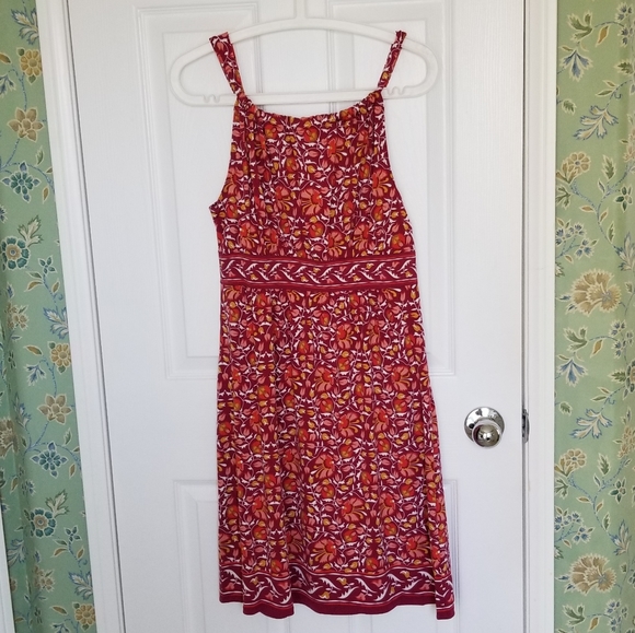 Max Studio | Dresses | Max Studio Pretty Dress In Rusty Color Scheme ...